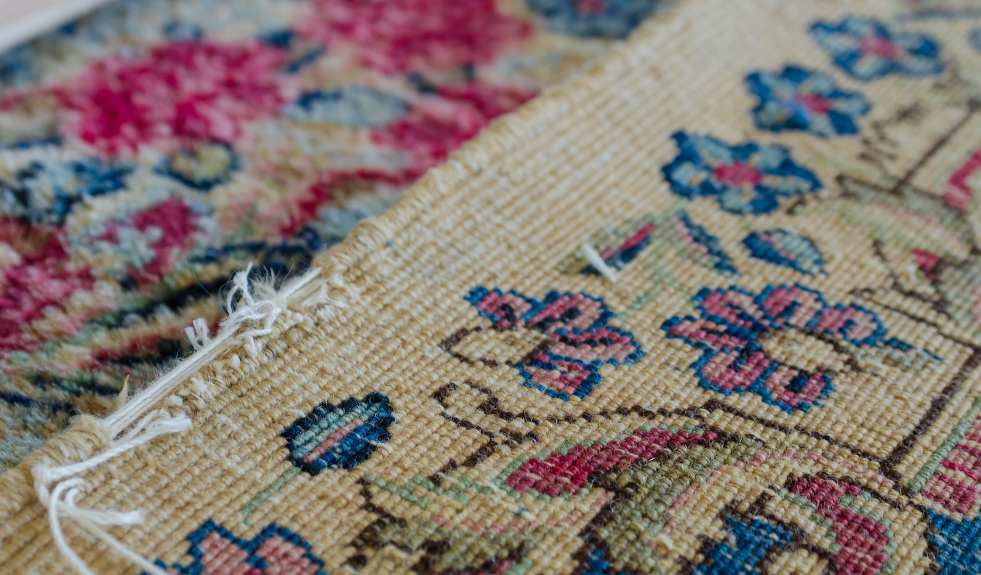 Damaged rug - Premier Rug Cleaning & Repairs